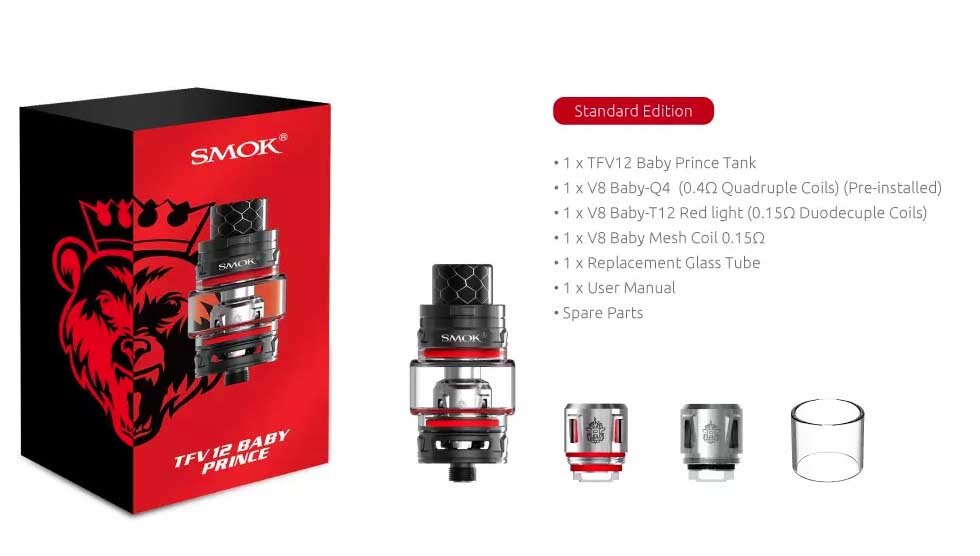 Review Smok TFV12 Baby Prince - Vape Blog