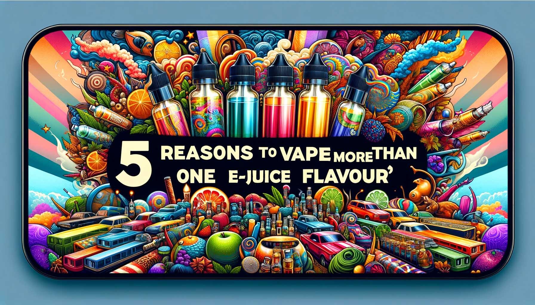 5 Reasons To Vape More Than One E-Liquid Flavour - Vape Blog