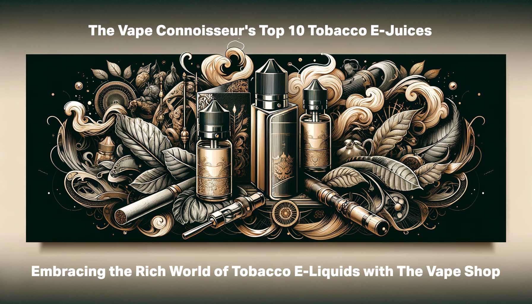 The Vape Connoisseur’s Top 10 Tobacco E-Juices - Vape Blog