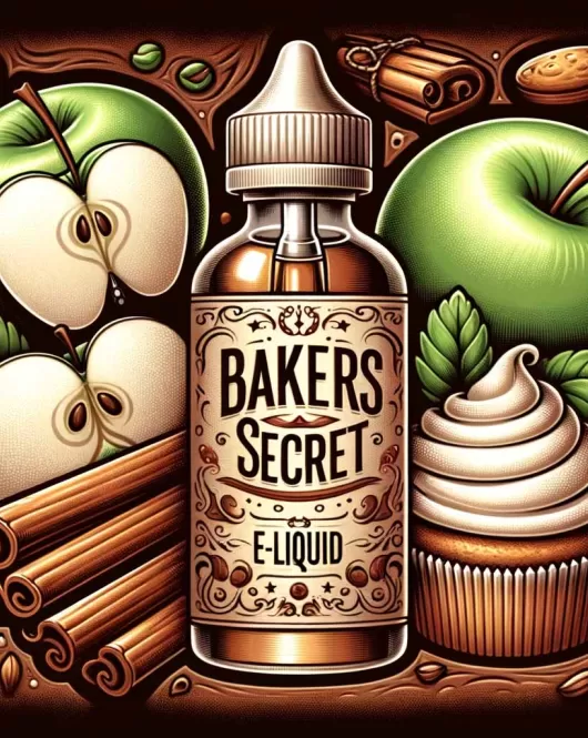Bakers Secret E Liquid - Apple, Cinnamon & Muffin