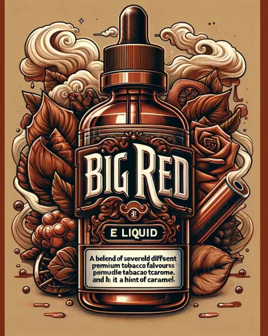 Big Red Tobacco E Liquid - The Vape Shop