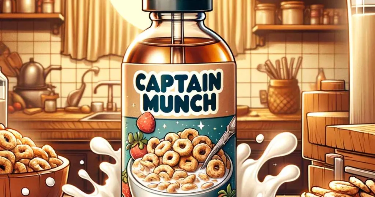 Captain Munch E Liquid - The Vape Shop