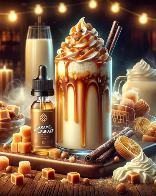 Caramel Milkshake E Liquid by The Vape Shop