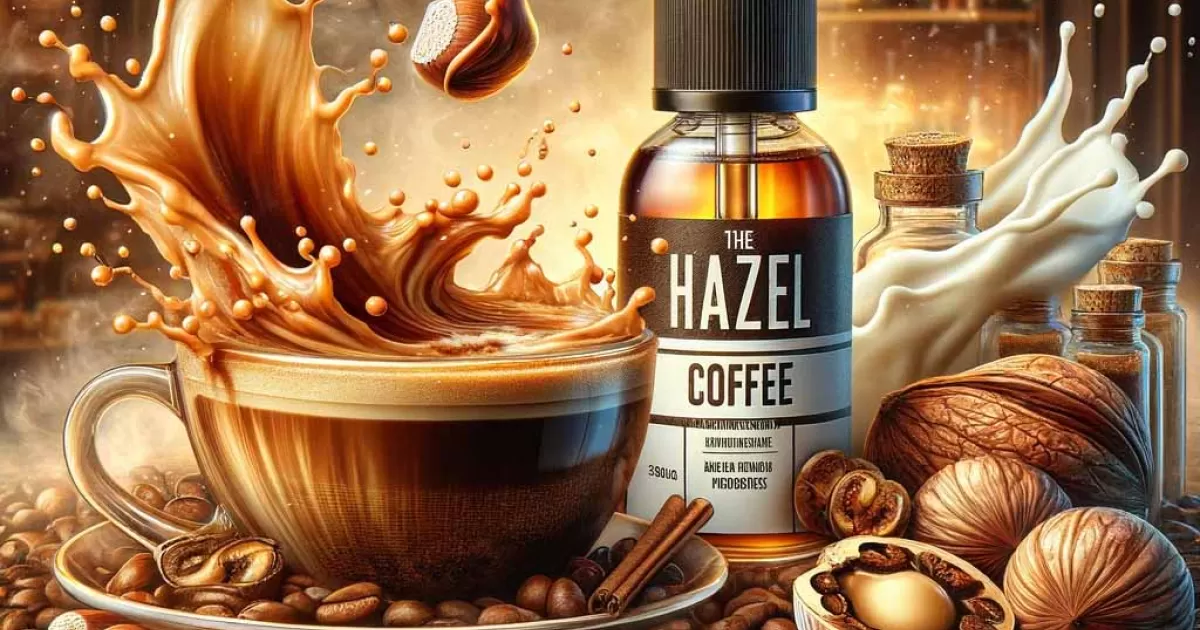 Hazel Coffee E Liquid - Roasted Hazelnuts, Milk & Coffee