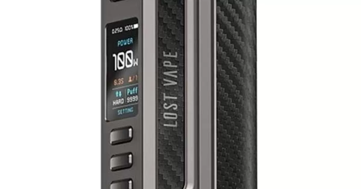 Lost Vape Thelema Solo 100W Mod – Dual Battery Vape Power