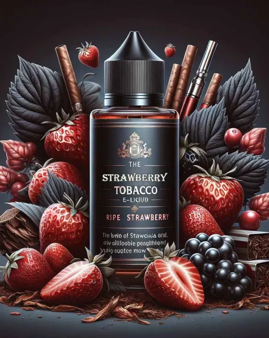 Strawberry Tobacco E Liquid | 10ml-120ml Strawberry Tobac EJuice