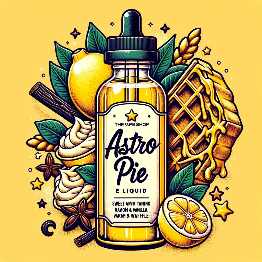 Astro Pie E Liquid - Vanilla, Waffle & Lemon Curd