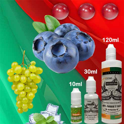 Blue Spice E Liquid - Blueberry, Grape, Aniseed & Subtle Menthol