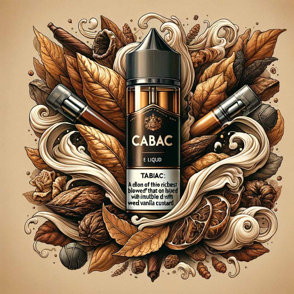 Cabac E Liquid - Tobacco and Vanilla Custard by The Vape Shop