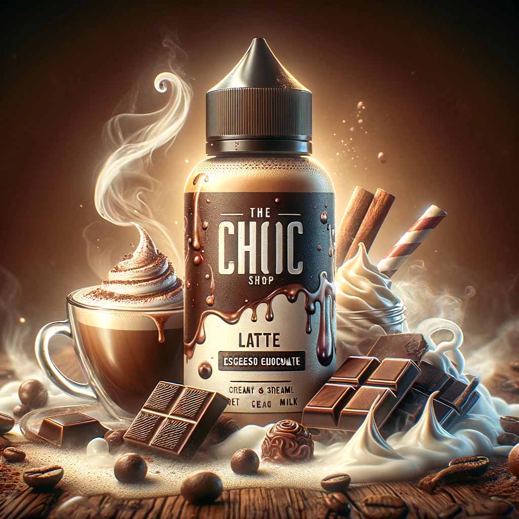 Choc Latte E Liquid - Sweet Cream, Chocolate, Dairy Milk & Espresso Coffee