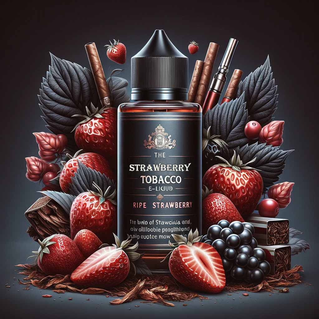 Strawberry Tobacco E Liquid | 10ml-120ml Strawberry Tobac EJuice