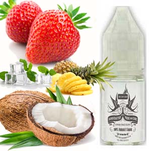 Mauritius E Liquid - Strawberry, Pineapple, Coconut & Subtle Menthol